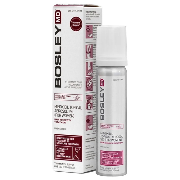 Bosley MD | Hair | Bosley Md Womens Extra Strength Minoxidil 5 Topical ...